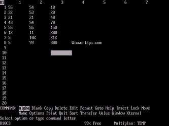 Multiplan 1.x - Stats, Downloads and Screenshots :: WinWorld